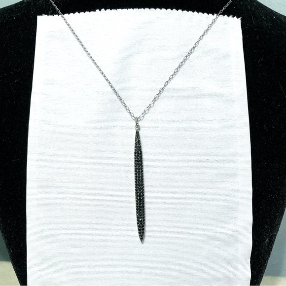 NanasJewelBox | Jewelry | Black Diamond 2 Long Submarineshaped Vermeil ...